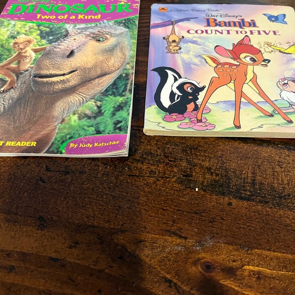 Disney | Toys | Disney Bambi Board Book And Disney Dinosaur | Poshmark